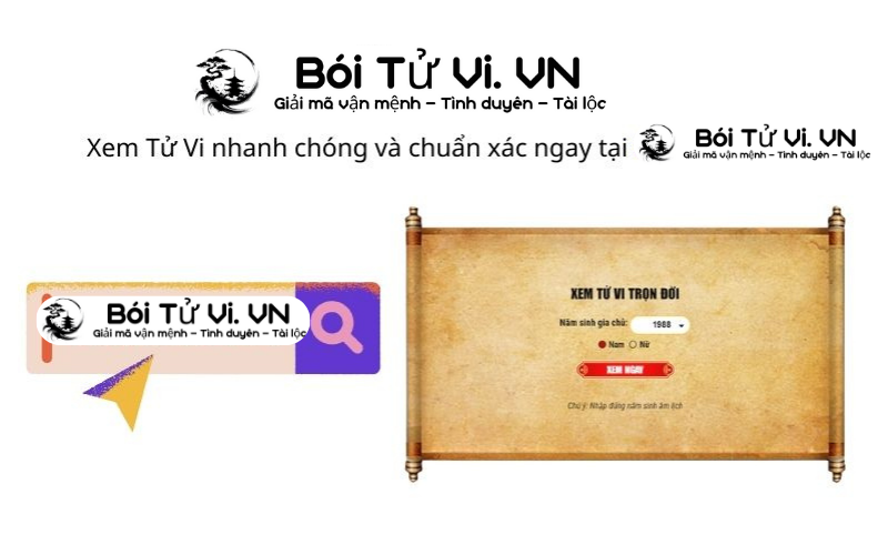Xem tử vi chuyên sâu chính xác - Bói Tử Vi